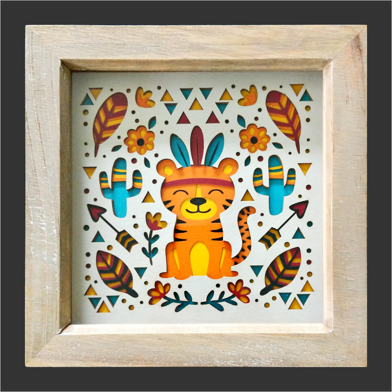 Tiger Papercut – Highland Craft Studio