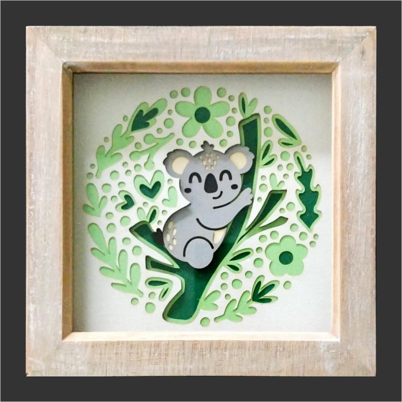 Koala Papercut – Highland Craft Studio