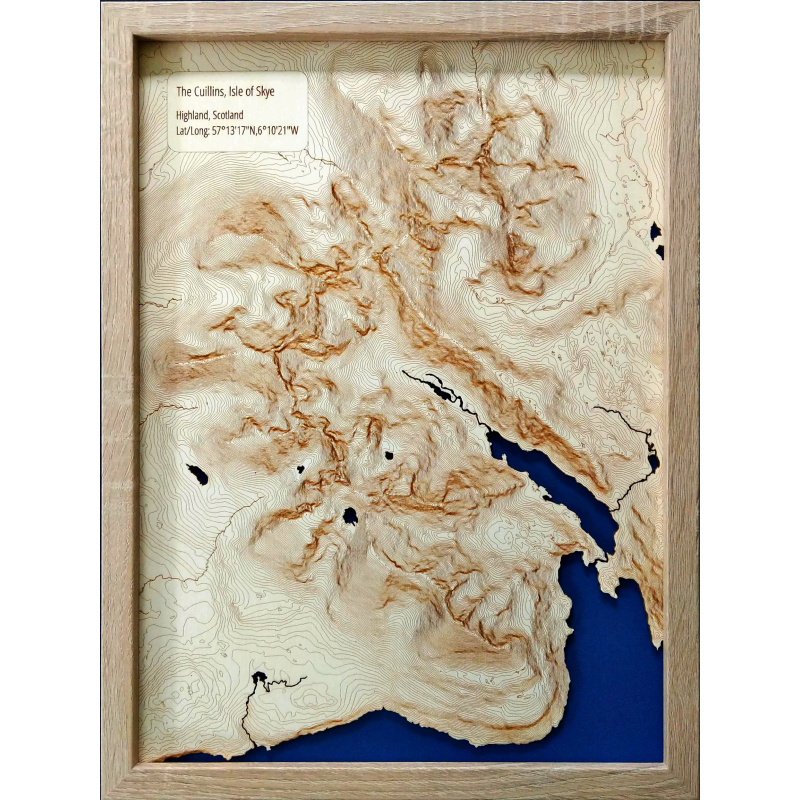 Cuillins Map – Highland Craft Studio